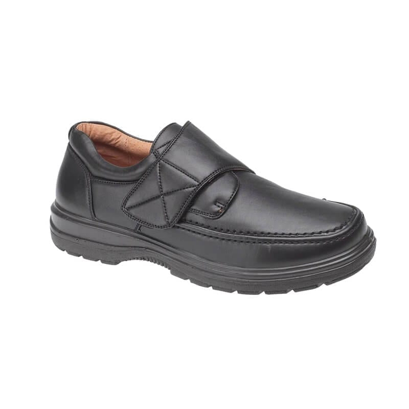 Stuart by Charles Southwell Faux Leather Lightweight Touch Fasten Shoe ...